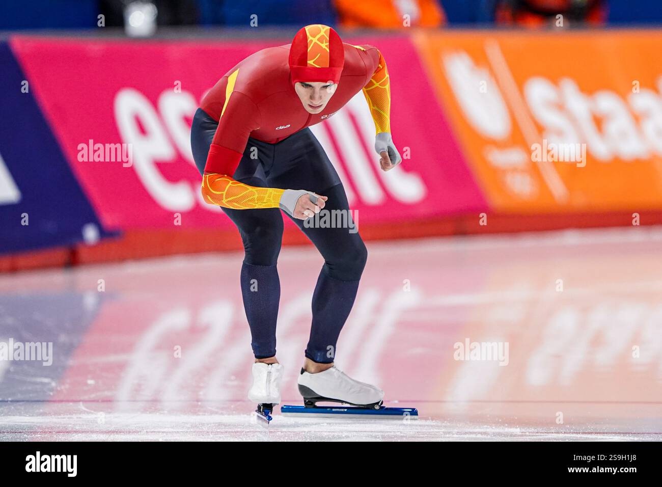 CALGARY, CANADA - JANUARY 26: Nil Llop Izquierdo of Spain competing ...