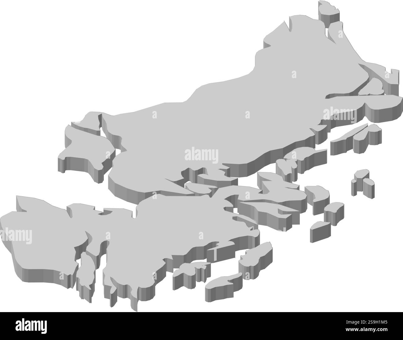 Map of Stockholm County, a province of Sweden Stock Vector Image & Art ...