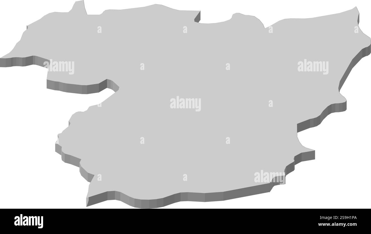 Map of Vila Real, a province of Portugal Stock Vector Image & Art - Alamy