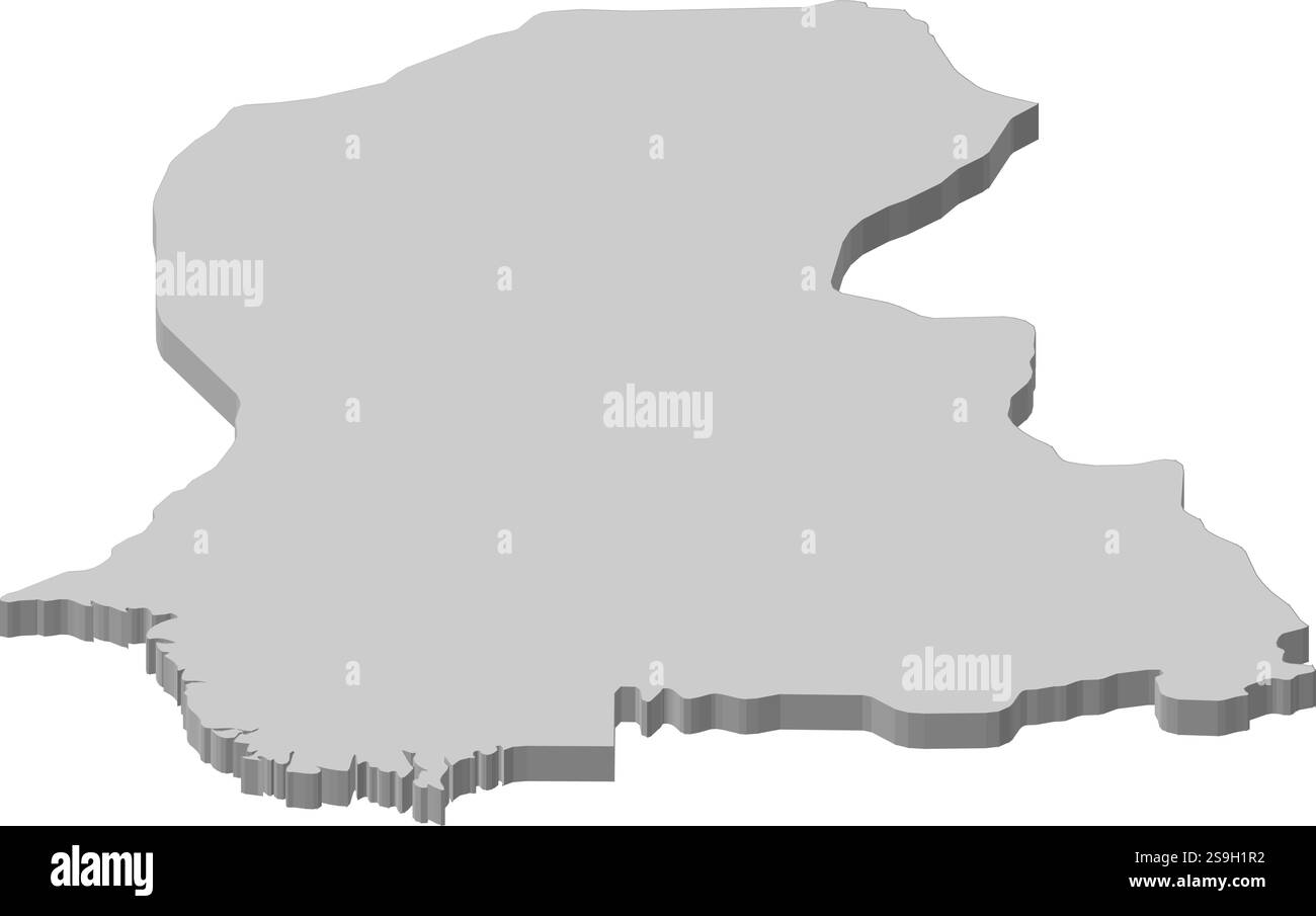 Map of Sindh, a province of Pakistan Stock Vector Image & Art - Alamy