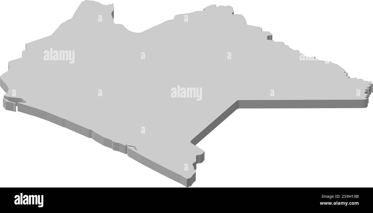 Chiapas outline map hi-res stock photography and images - Alamy