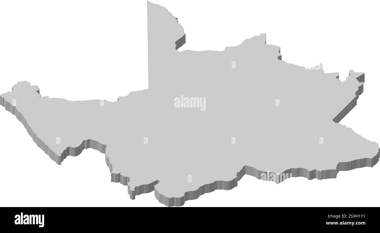 Map of Northern Cape, a province of South Africa Stock Vector Image ...