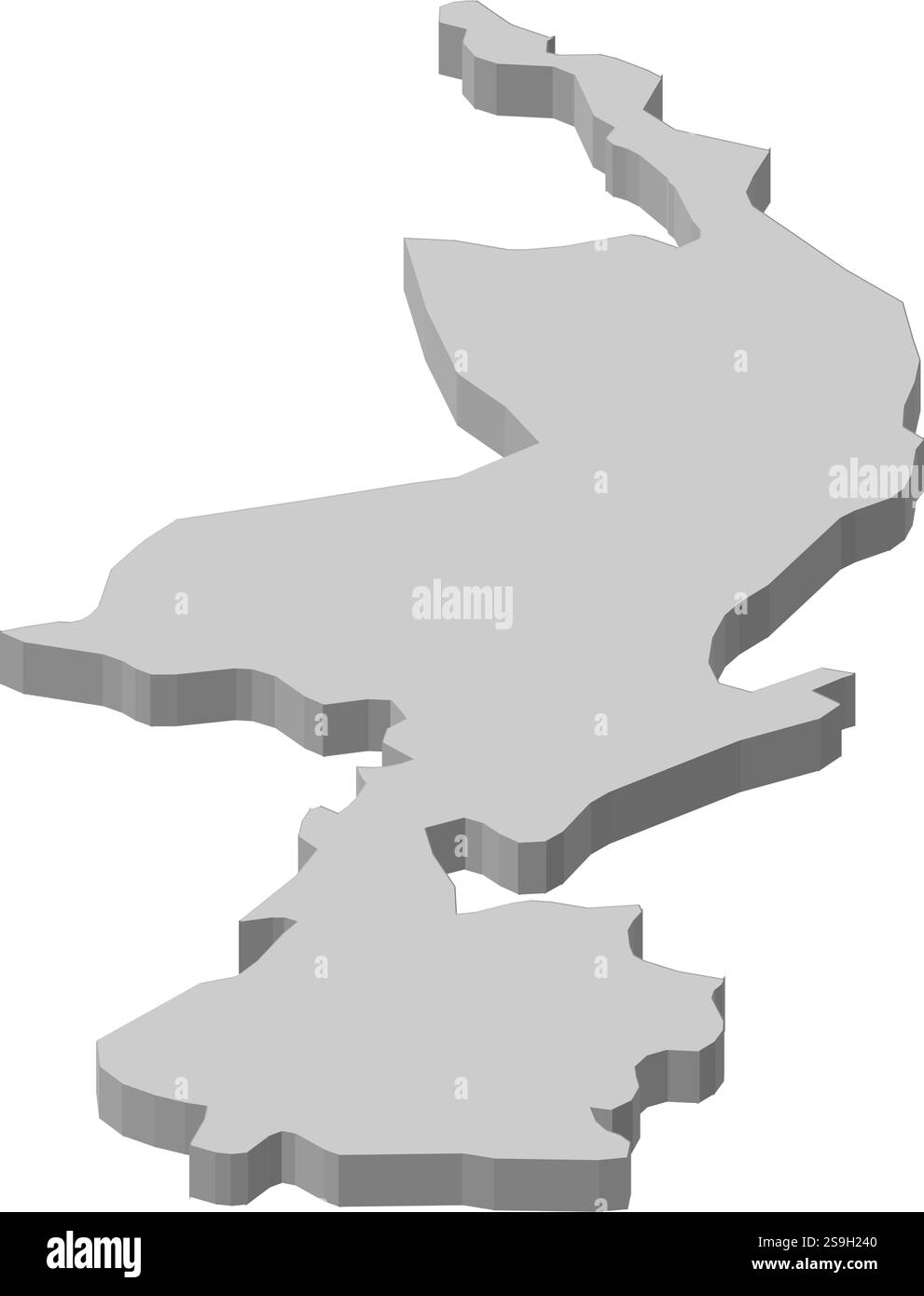 Map of Limburg, a province of Netherlands Stock Vector Image & Art - Alamy