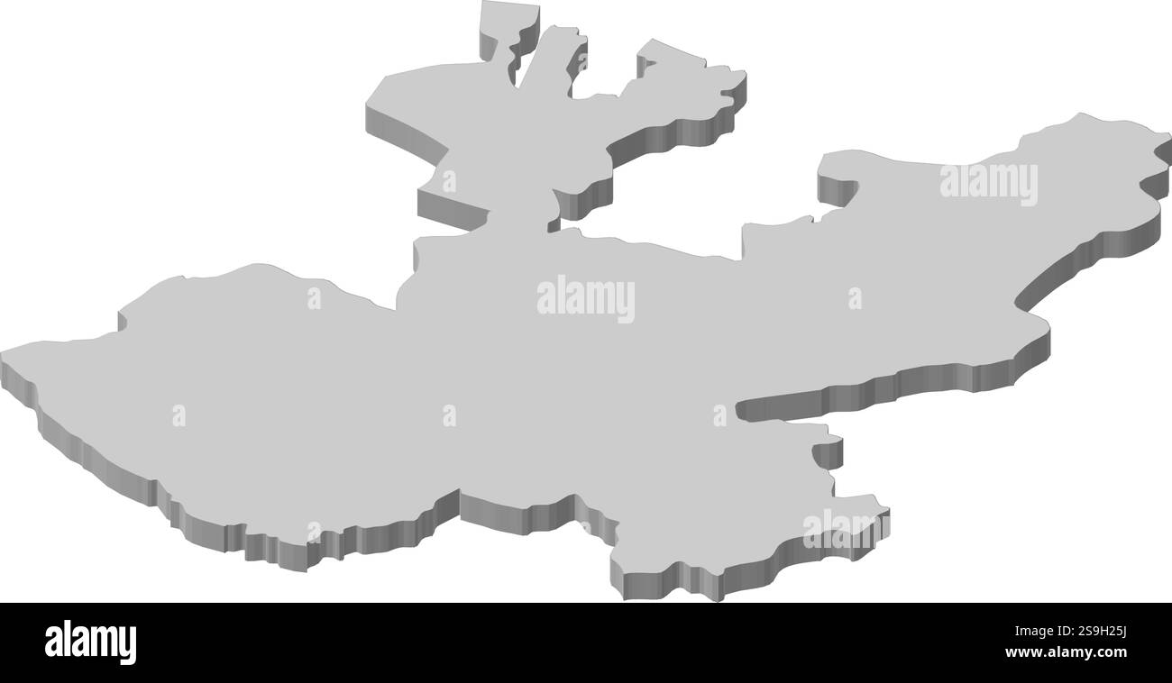 Map of Jalisco, a province of Mexico Stock Vector Image & Art - Alamy