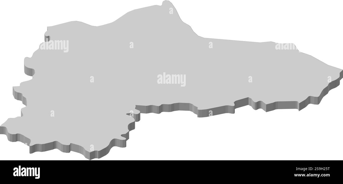Map of Panevezys, a province of Lithuania Stock Vector Image & Art - Alamy