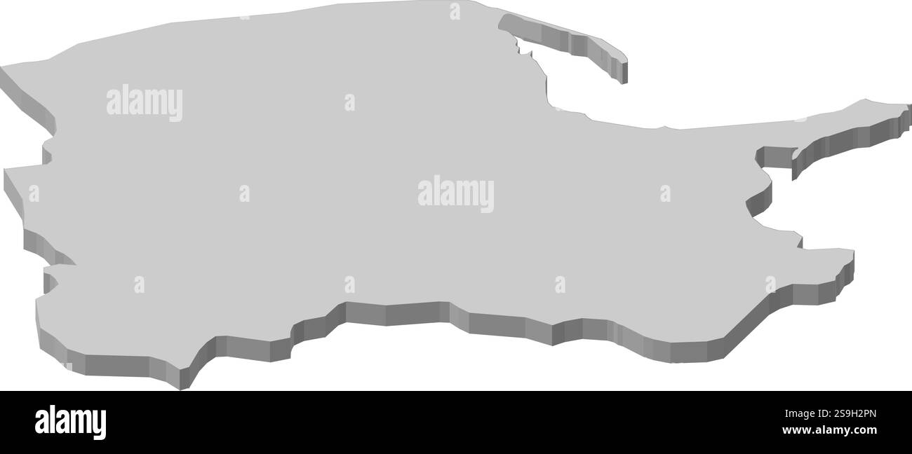 Map of Pomeranian, a province of Poland Stock Vector Image & Art - Alamy