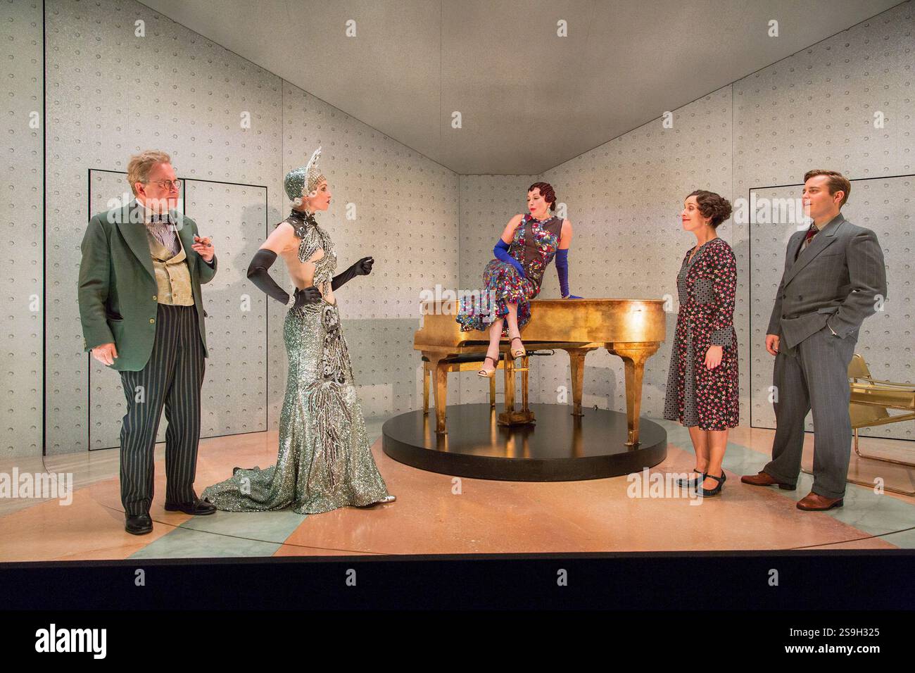 l-r: Harry Enfield (Herman Glogauer), Amy Griffiths (Florabel Leigh ...