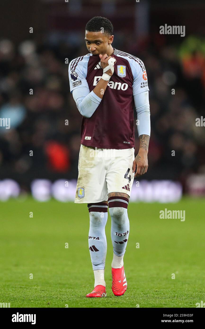 Ezri Konsa of Aston Villa during the Premier League match Aston Villa ...