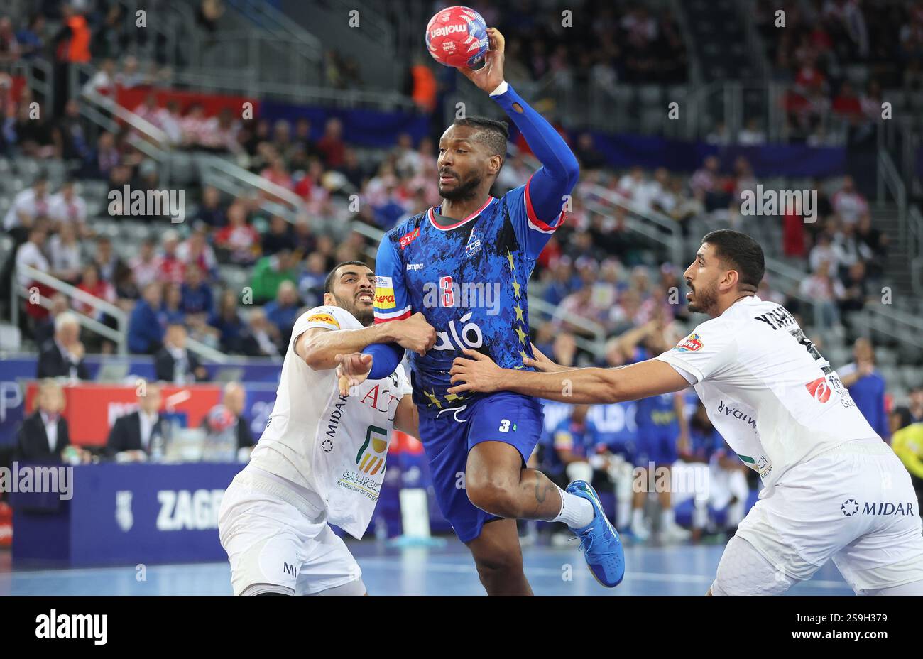 Zagreb, Croatia. 26th Jan, 2025. Delcio Pina of Cape Verde in action ...