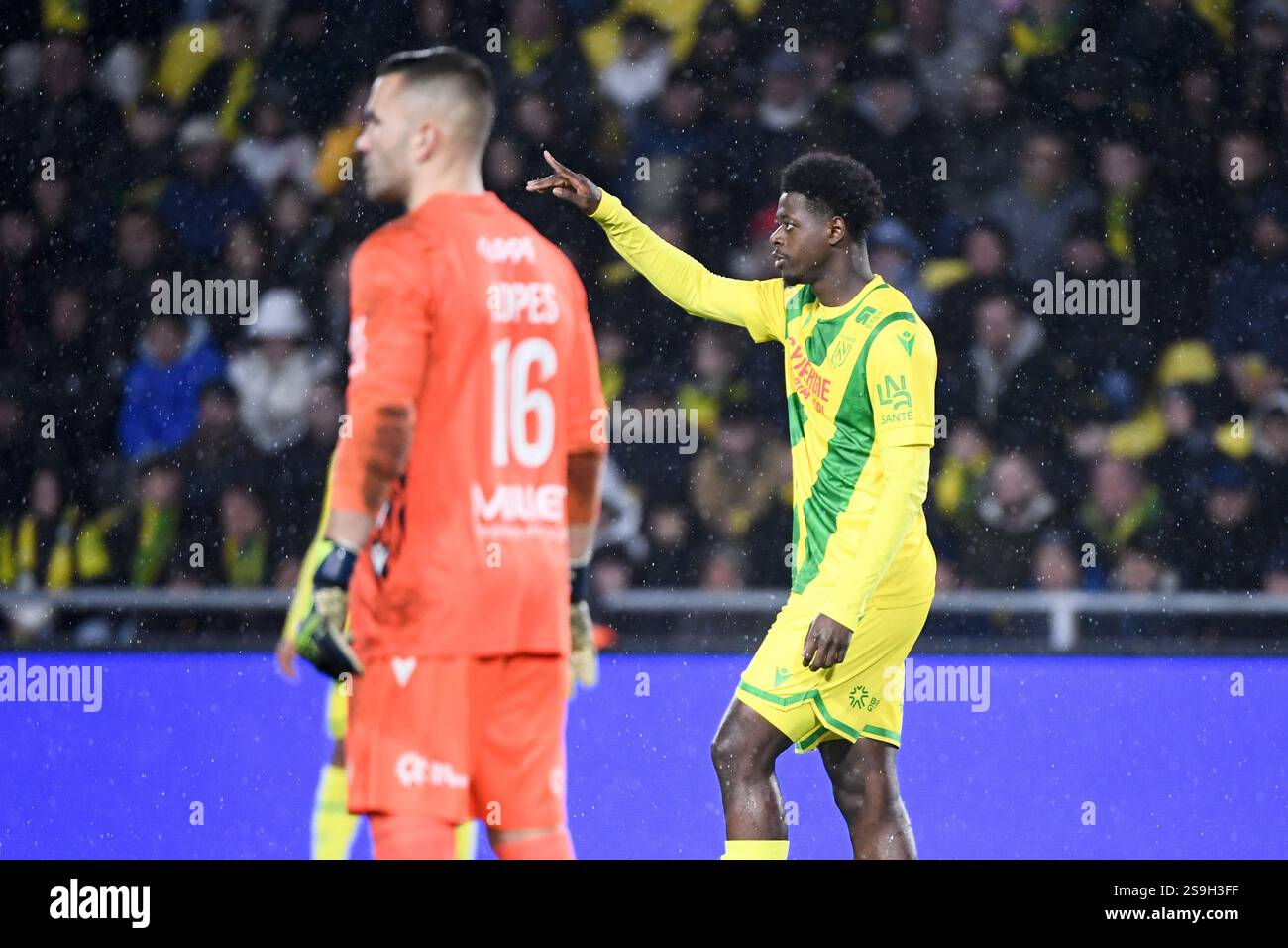 24 Saidou SOW (fcn) during the Ligue 1 MCDonald's match between Nantes ...