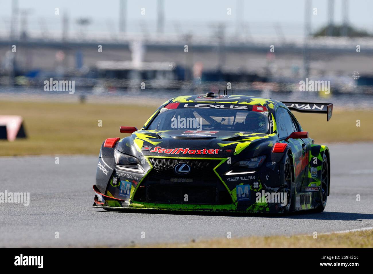 DAYTONA BEACH, FL - JANUARY 26: The #12 Vasser Sullivan Racing Lexus RC ...