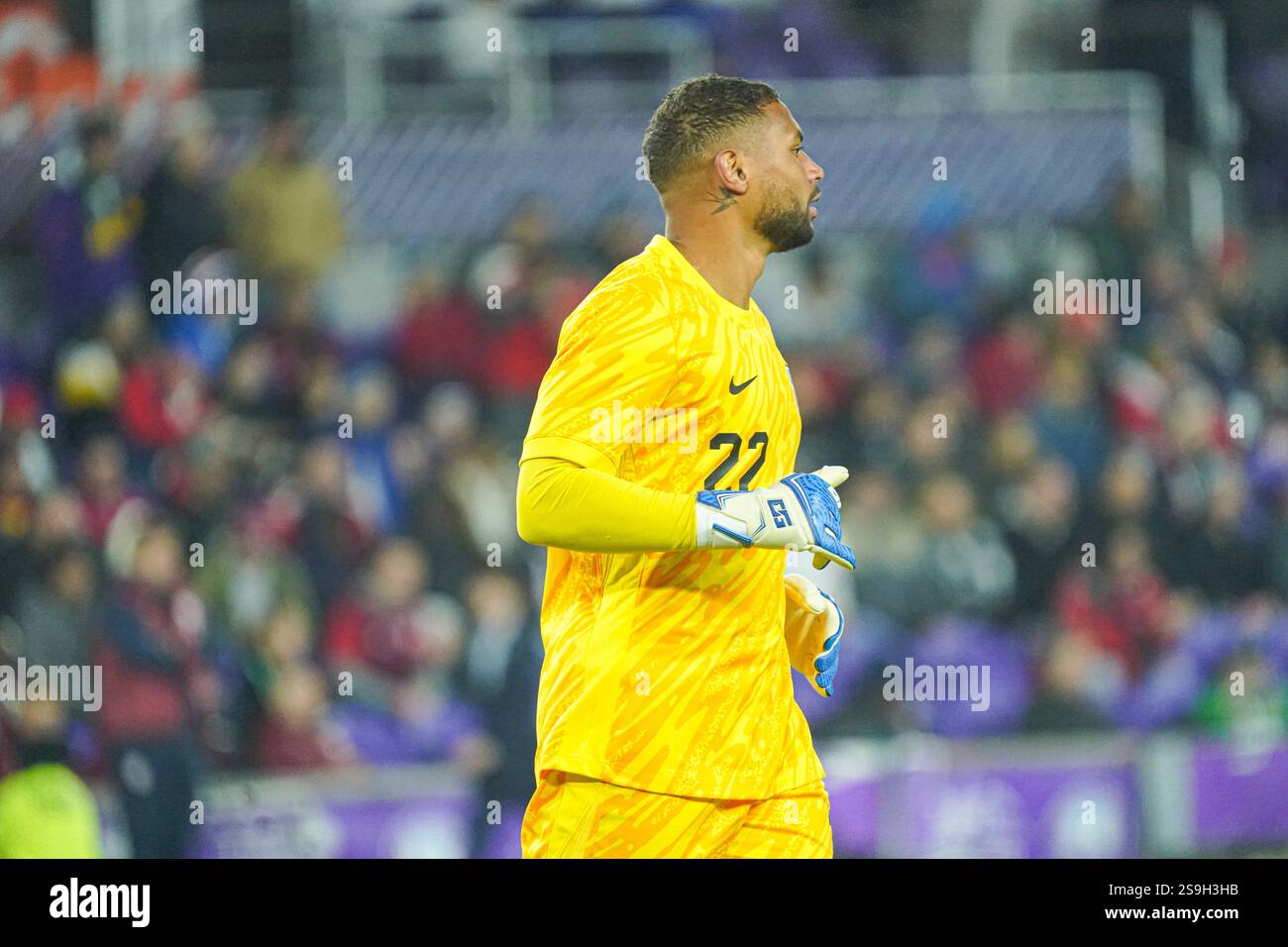 Orlando, Florida, January 22, 2025, USA goalkeeper Zack Steffen #22 in ...