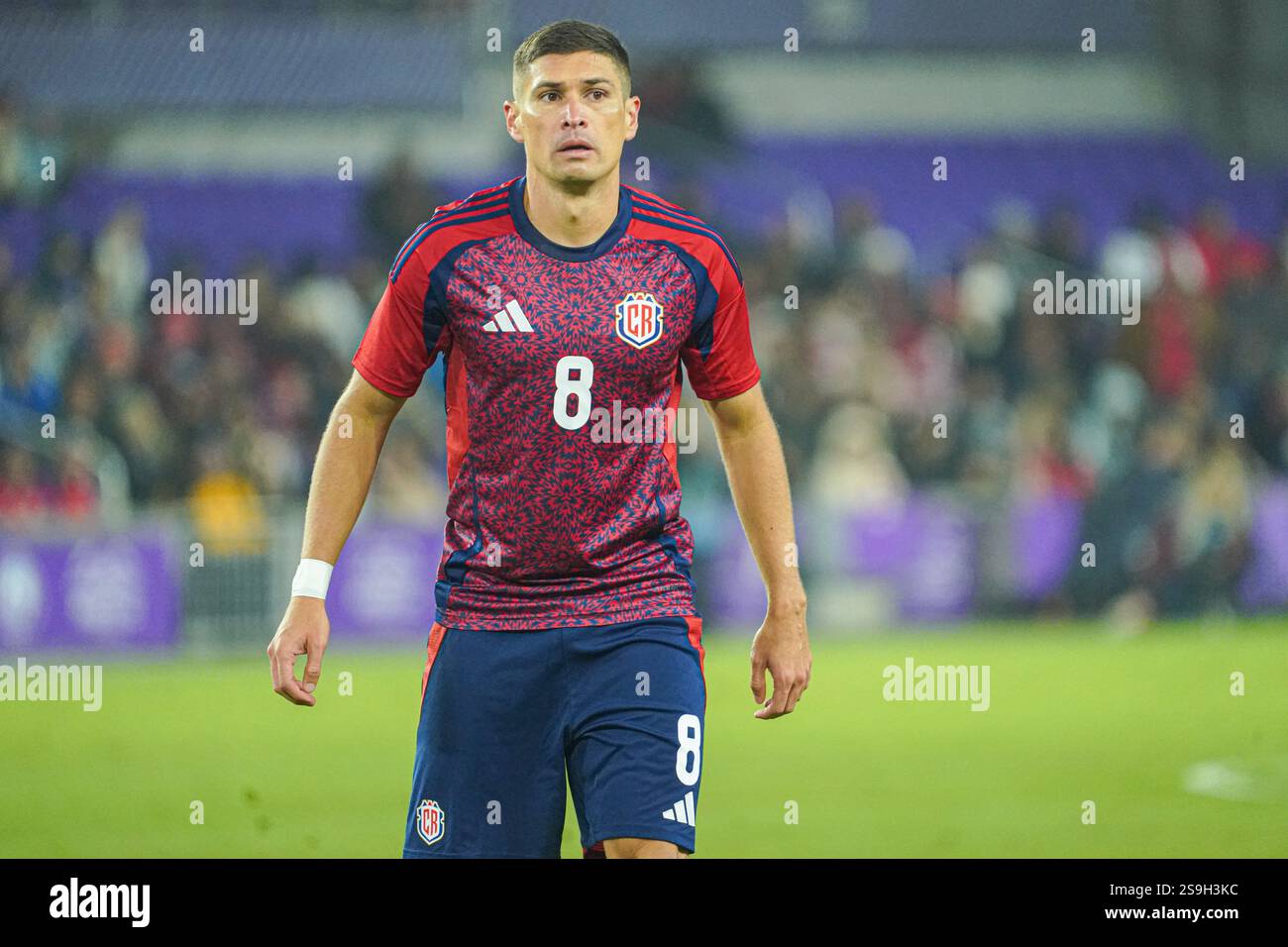 Orlando, Florida, January 22, 2025, Costa Rica defender Joseph Mora #8 ...