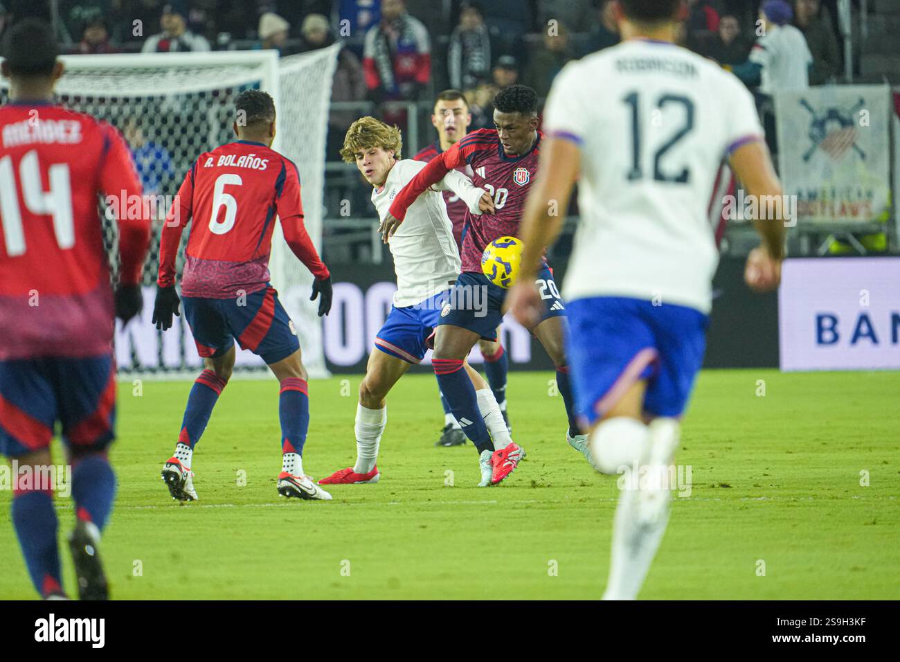 Orlando, Florida, January 22, 2025, Costa Rica midfielder Rashir ...