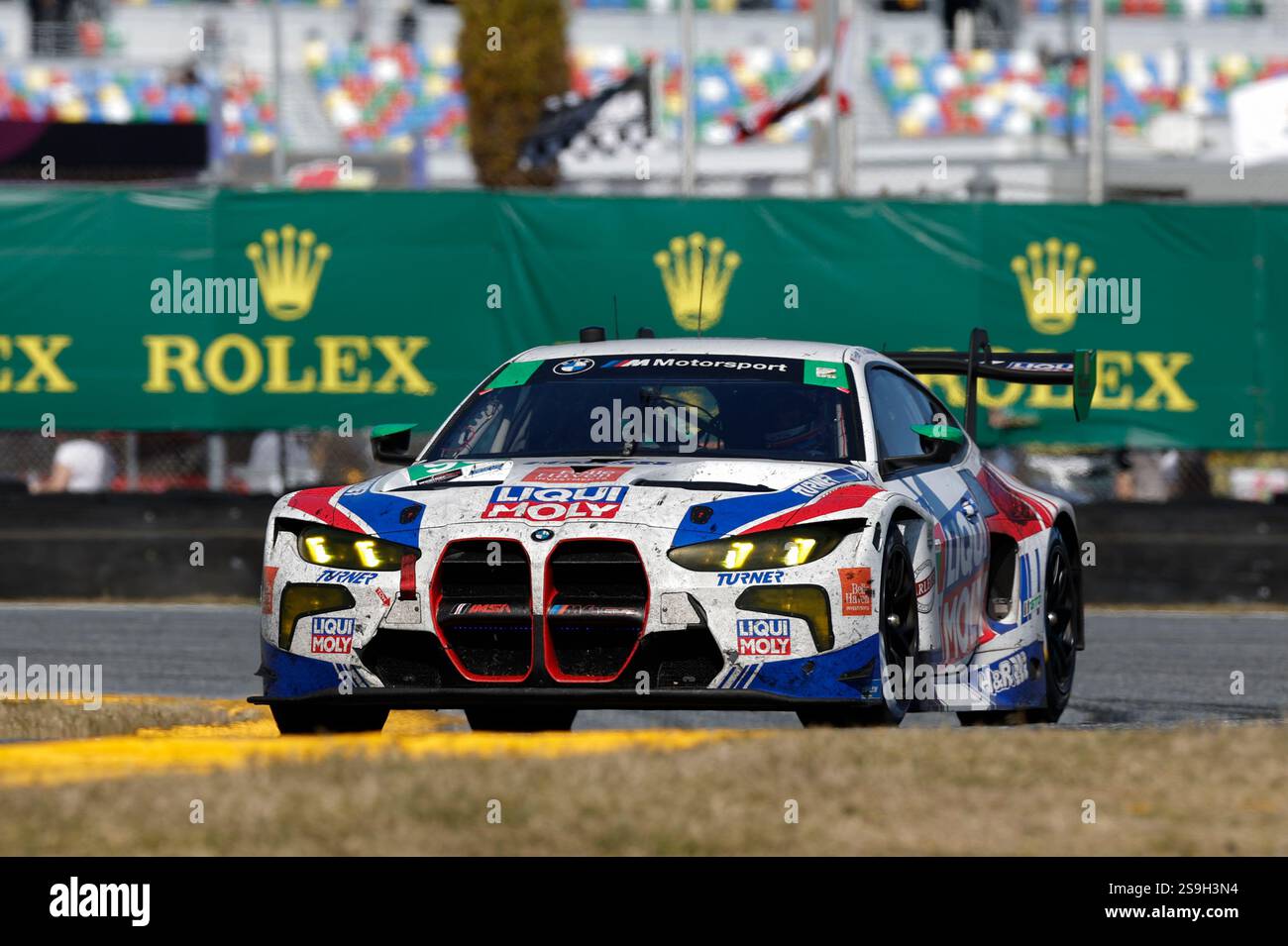 DAYTONA BEACH, FL - JANUARY 26: The #96 Turner Motorsport BMW M4 GT3 ...