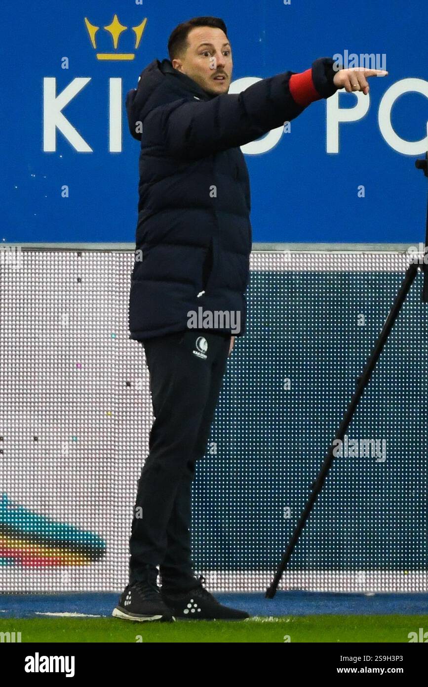 Gent's interim head coach Danijel Milicevic pictured during a soccer ...