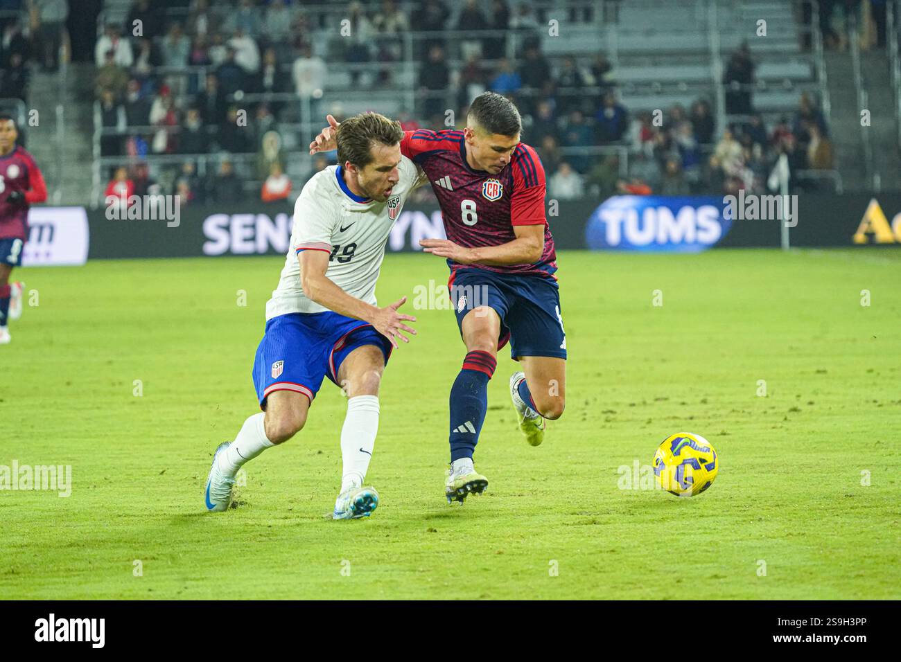 Orlando, Florida, January 22, 2025, Costa Rica defender Joseph Mora #8 ...