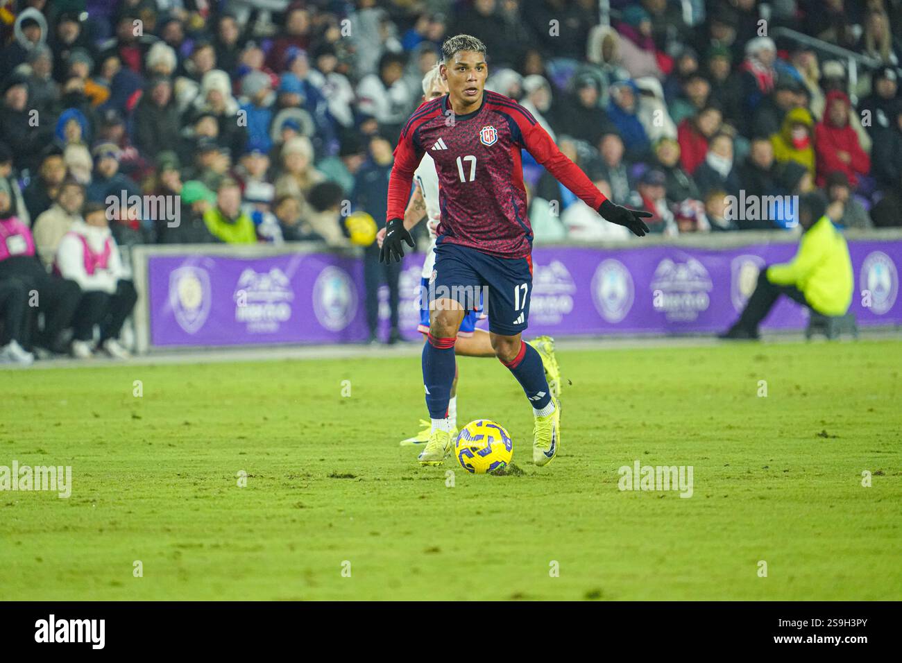 Orlando, Florida, January 22, 2025, Costa Rica defender Creichel ...