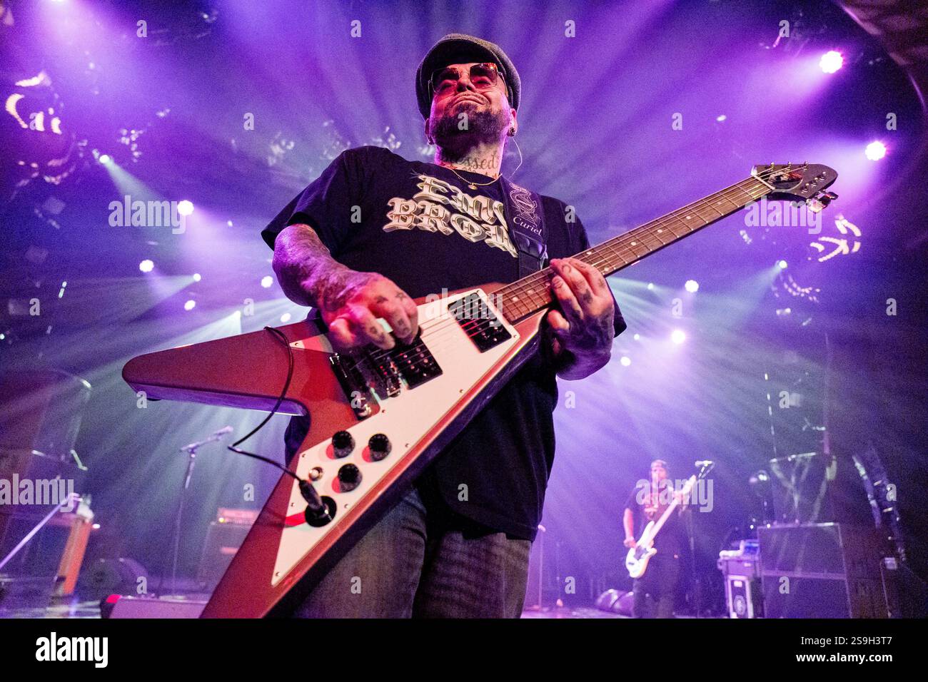 Marcos Curiel of P.O.D. performs on board the Carnival Magic during day ...