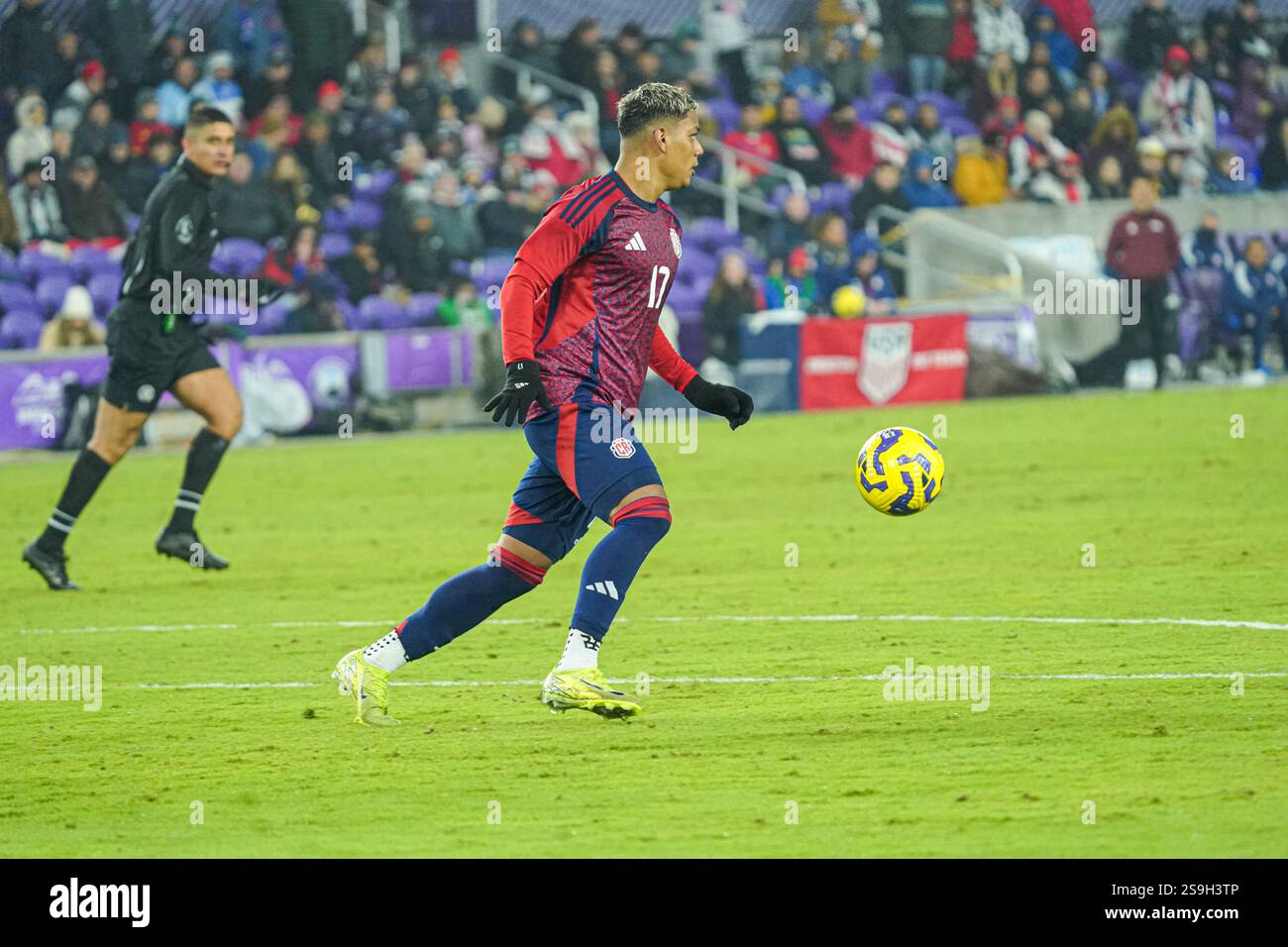 Orlando, Florida, January 22, 2025, Costa Rica midfielder Creichel ...