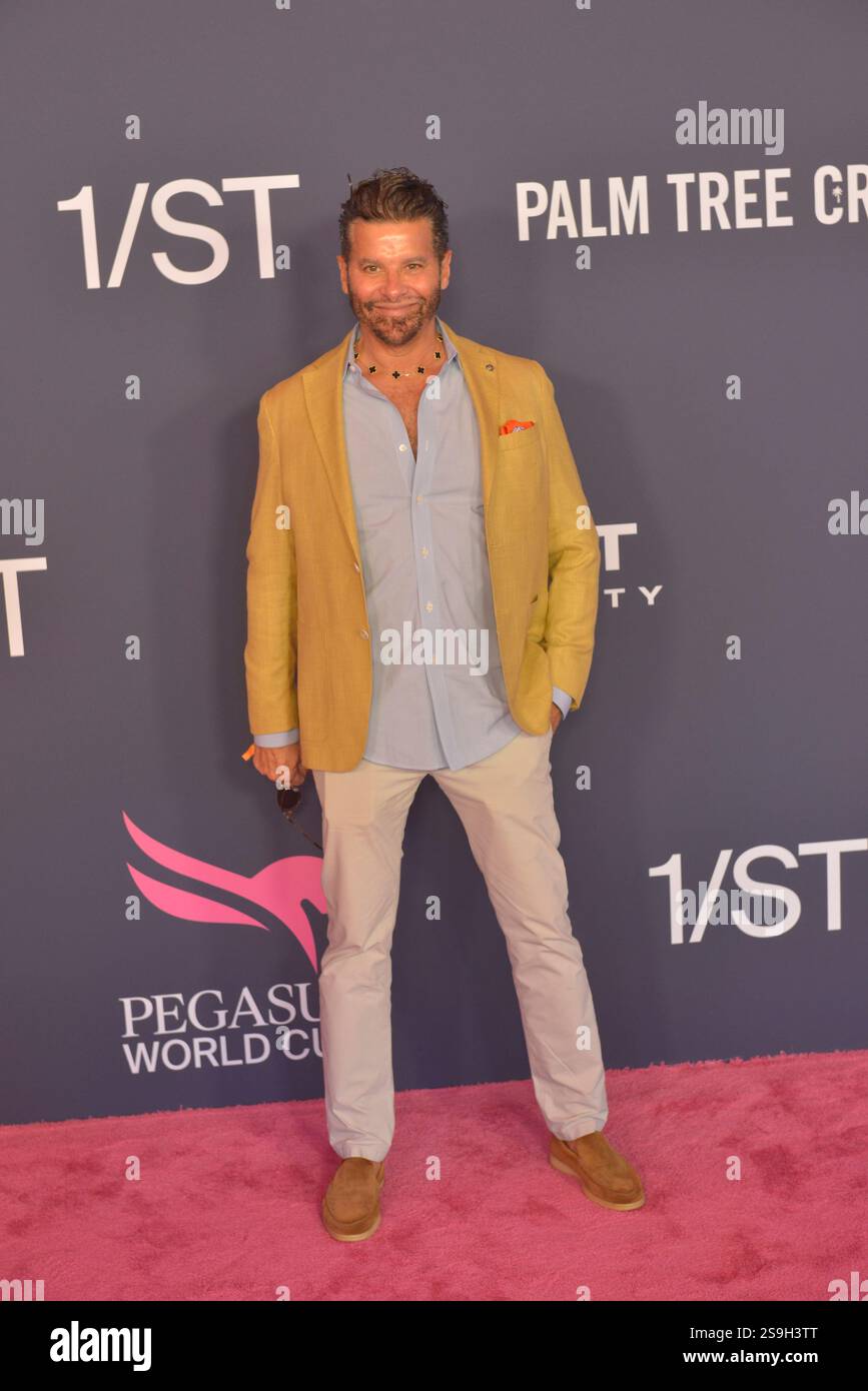 HALLANDALE BEACH, FLORIDA - JANUARY 25: John Guerrera attends Pegasus ...