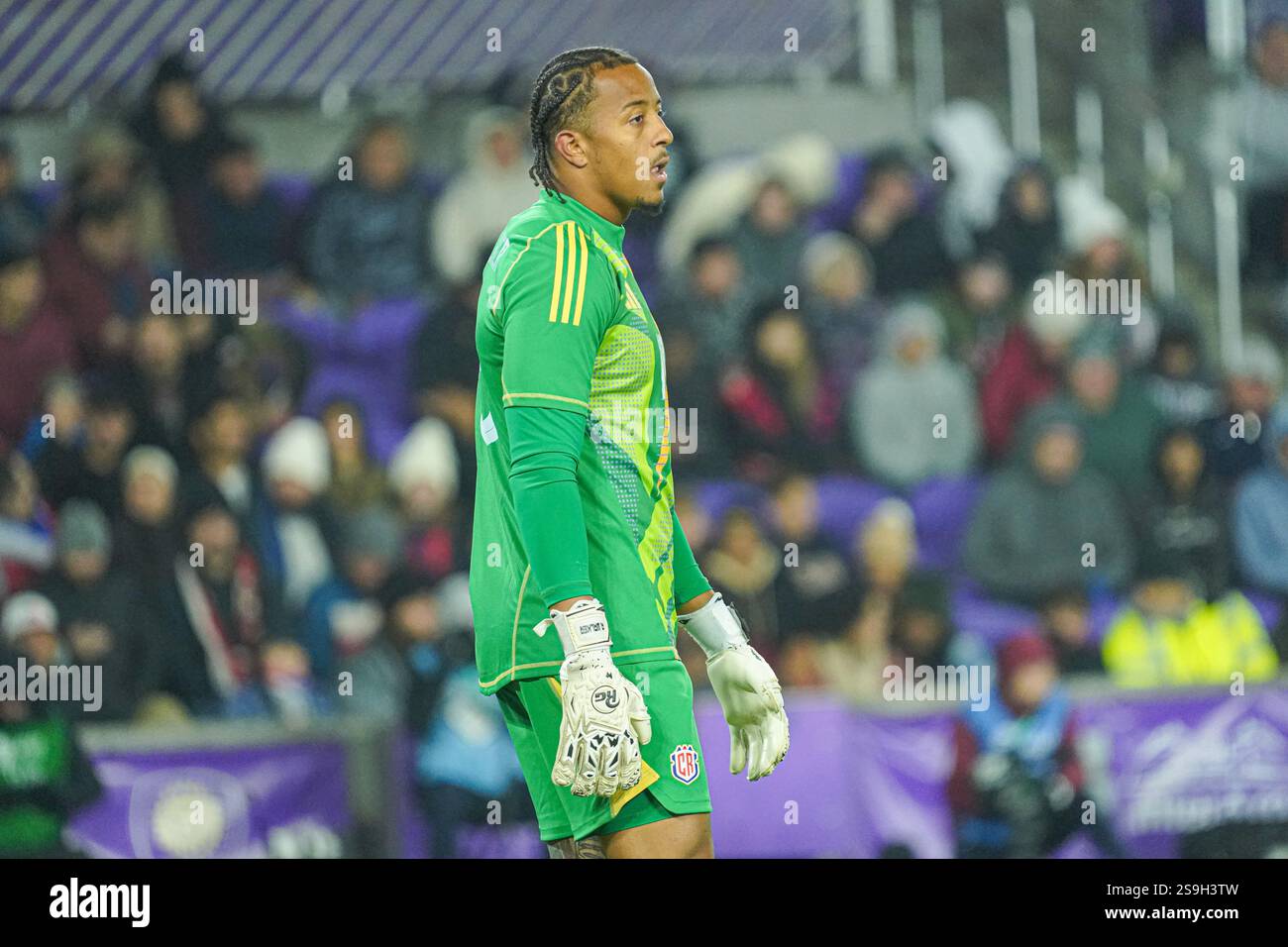 Orlando, Florida, January 22, 2025, Costa Rica goalkeeper Esteban ...