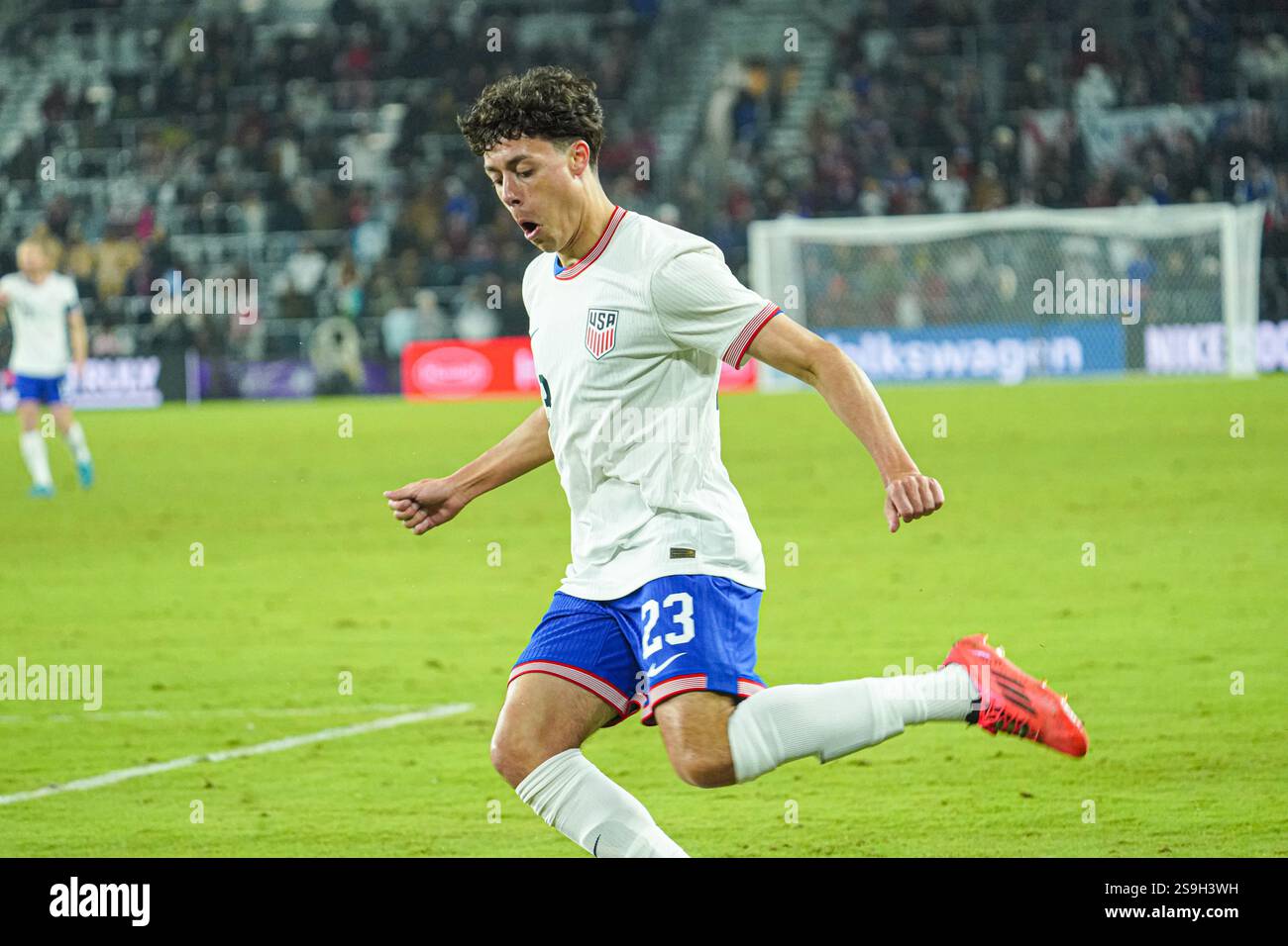 Orlando, Florida, January 22, 2025, USA player Caden Clark #23 makes a ...