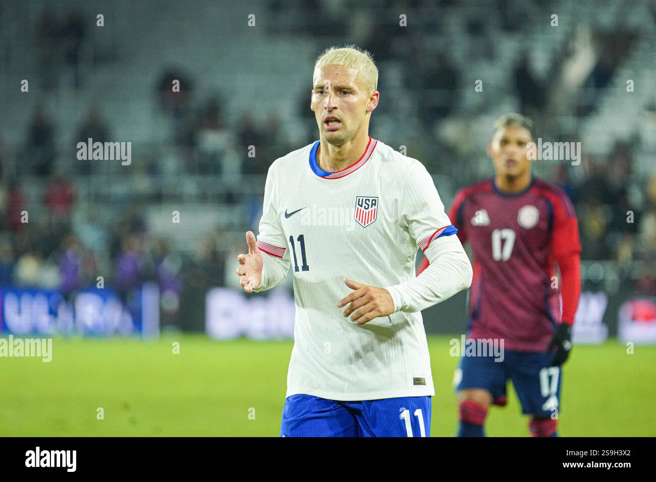 Orlando, Florida, January 22, 2025, USA player Matko Miljevic #11 in a ...