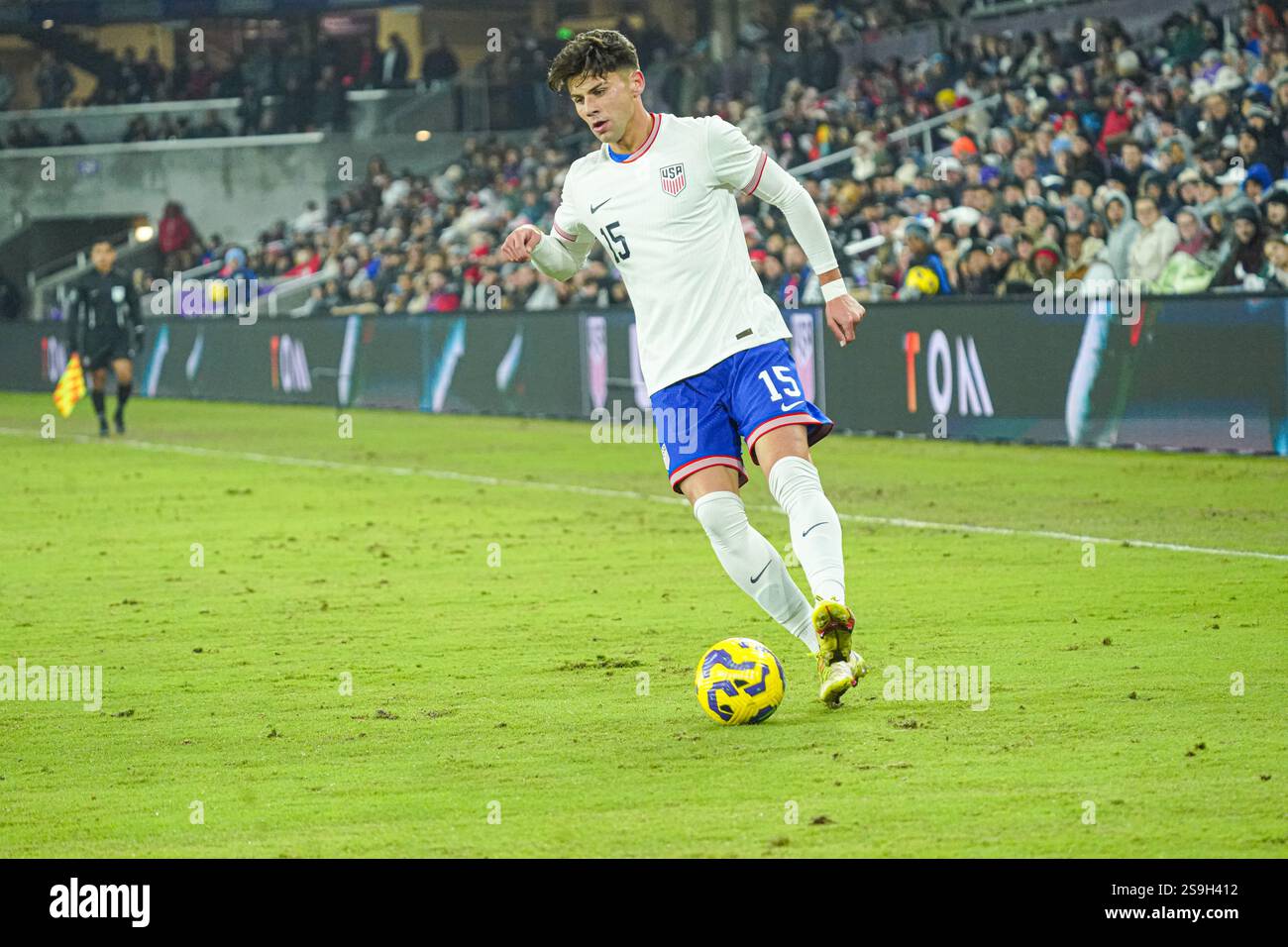 Orlando, Florida, January 22, 2025, USA player Maximilian Arfsten #15 ...