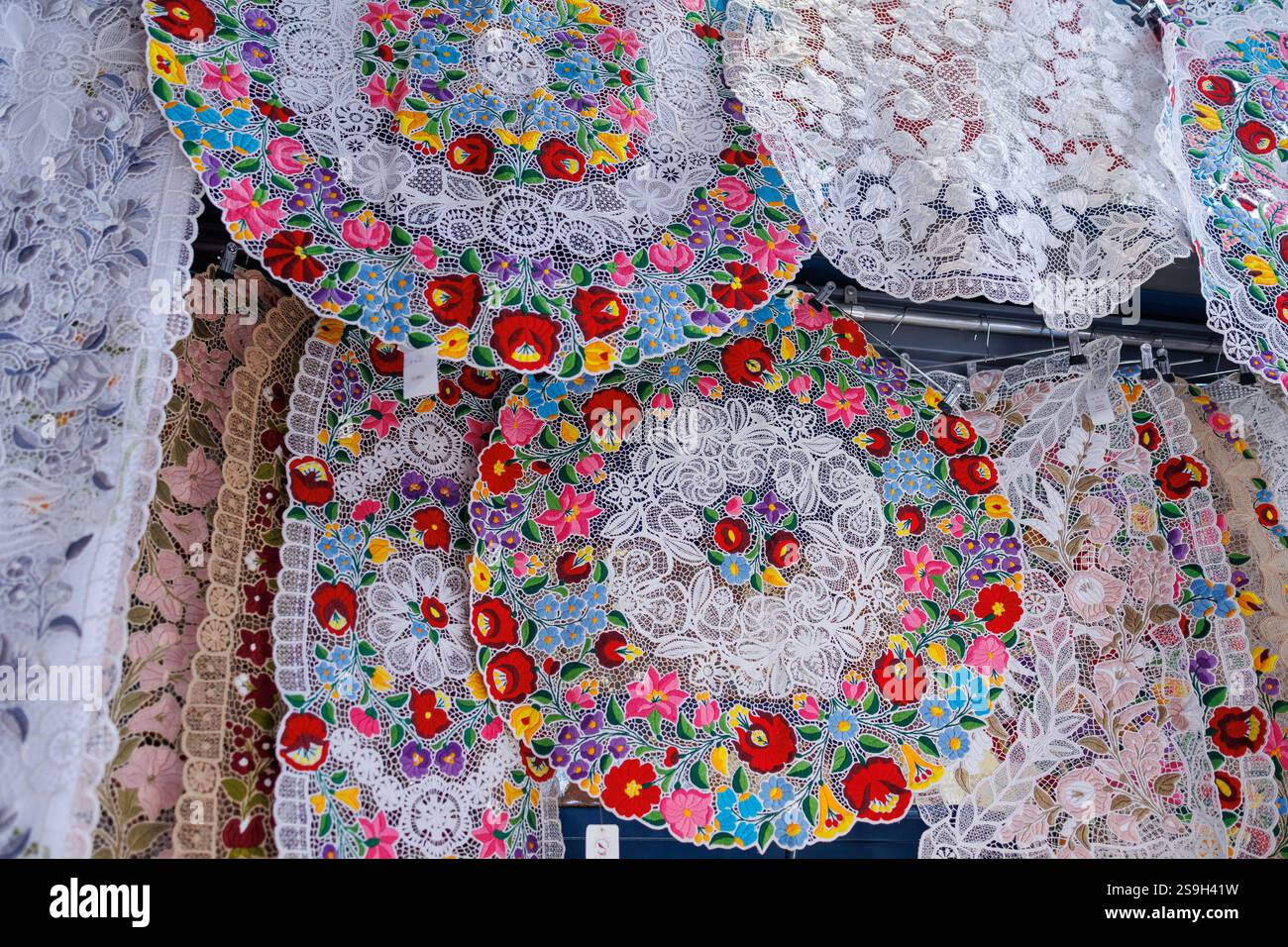 Intricate Designs in Traditional Hungarian Embroidery Stock Photo - Alamy