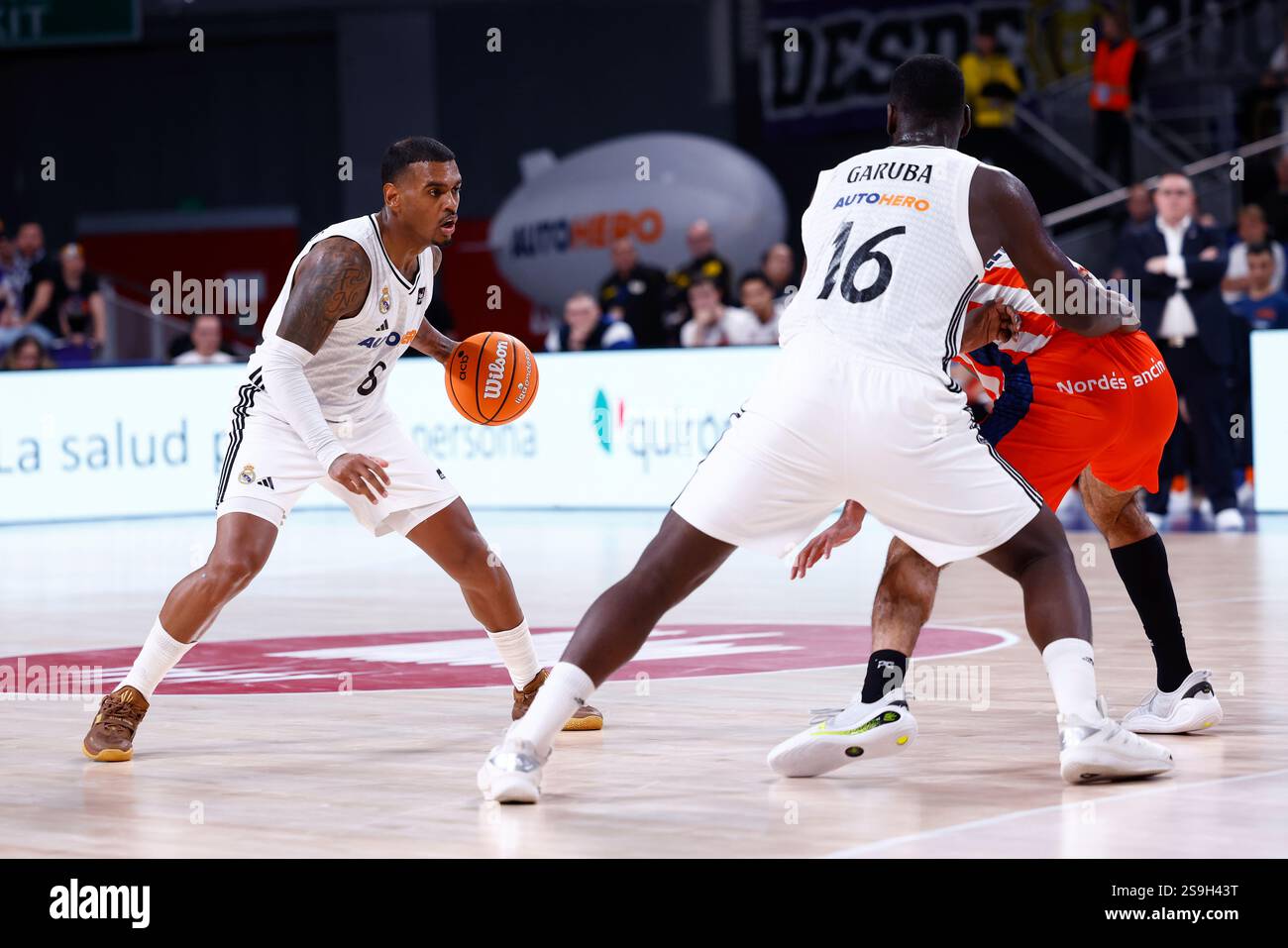 Xavier Rathan-Mayes of Real Madrid in action during the Spanish League ...