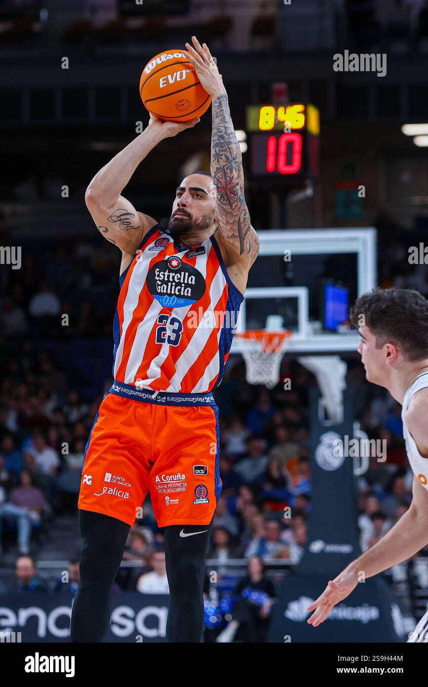 26th January 2025; Movistar Arena; Liga Endesa; ACB; Real Madrid vs ...