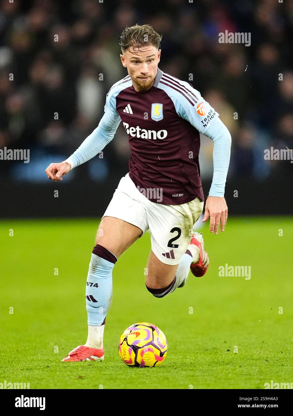 Aston Villa's Matty Cash in action during the Premier League match at ...