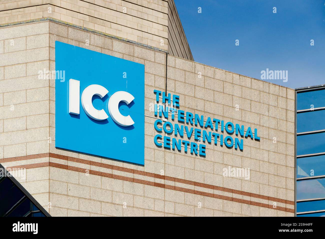 "ICC" sign on top of the Birmingham international convention centre AKA ...