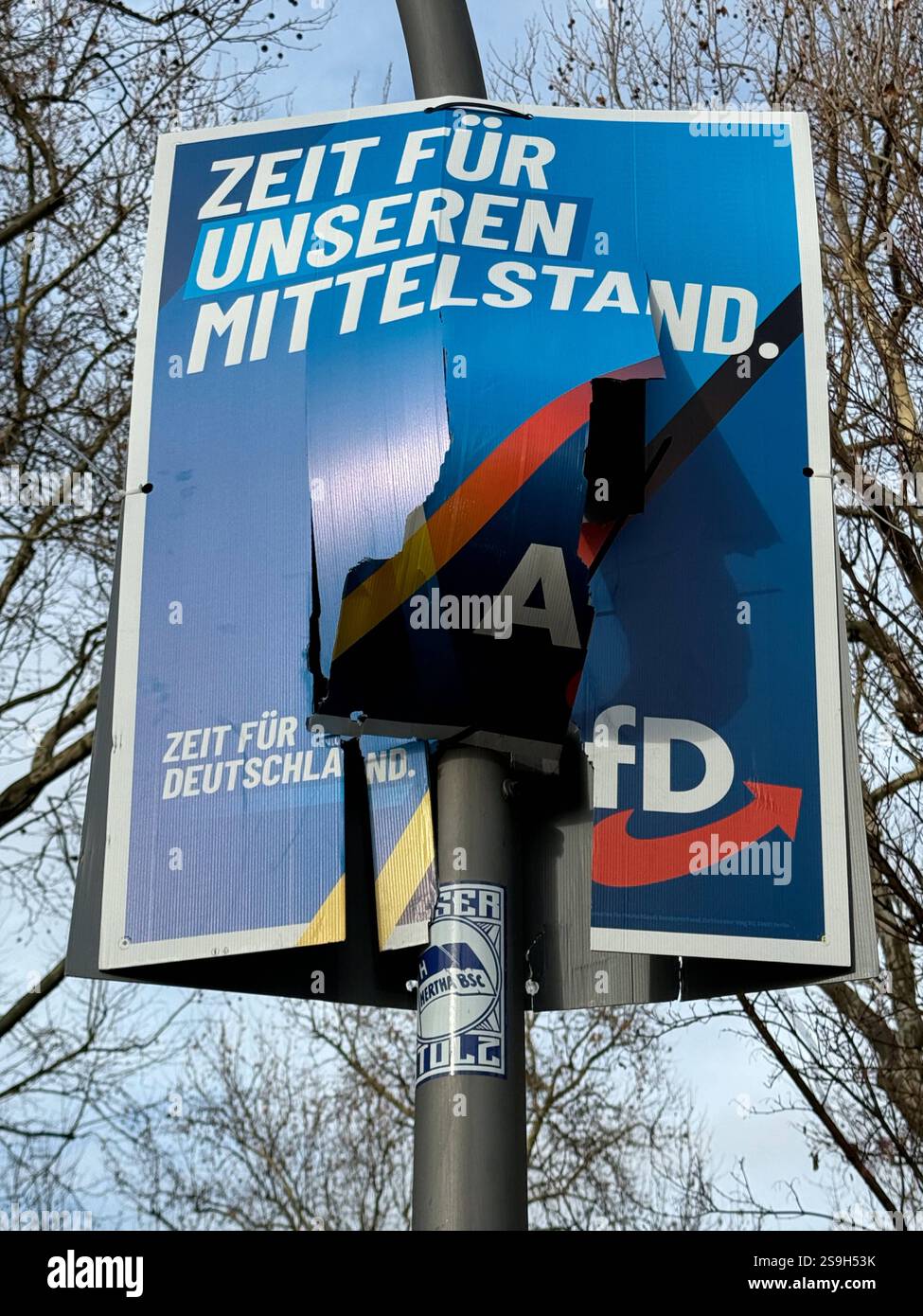 Wahlplakat GER, Berlin, 20250124, Wahlplakat Afd *** Election poster ...