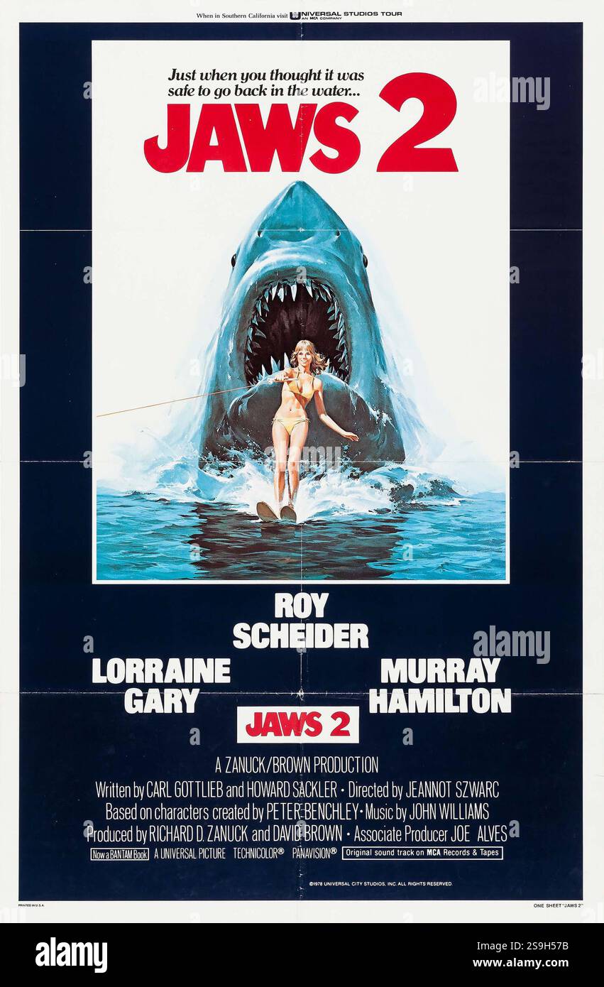 Jaws 2 (1978)Poster art tagline: "Just when you thought it was safe to ...