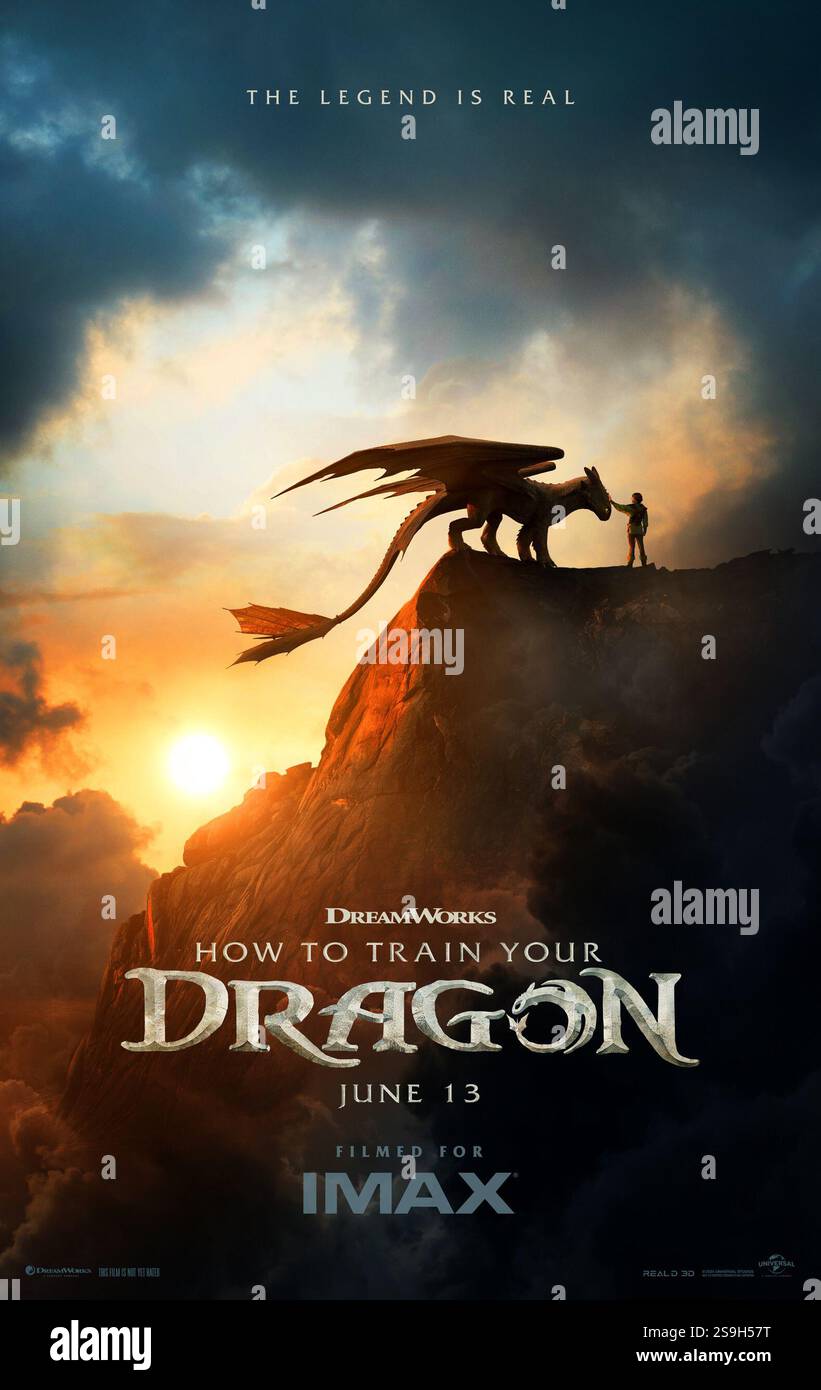 How to Train Your Dragon (2025)Poster art tagline: "The legend is real ...