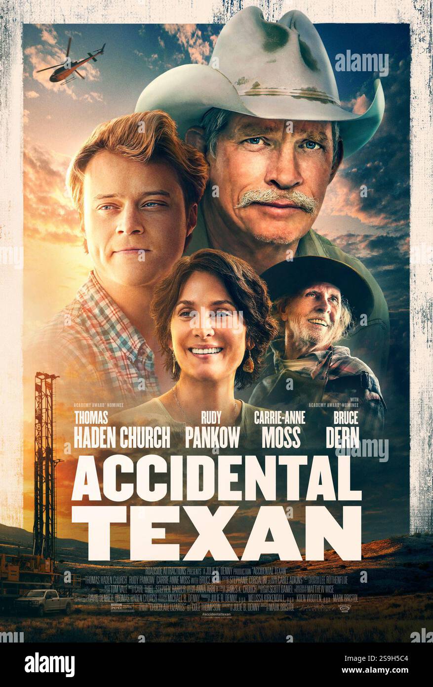 Accidental Texan (2024)Poster art directed by: Mark Lambert Bristol starring: Rudy Pankow ...
