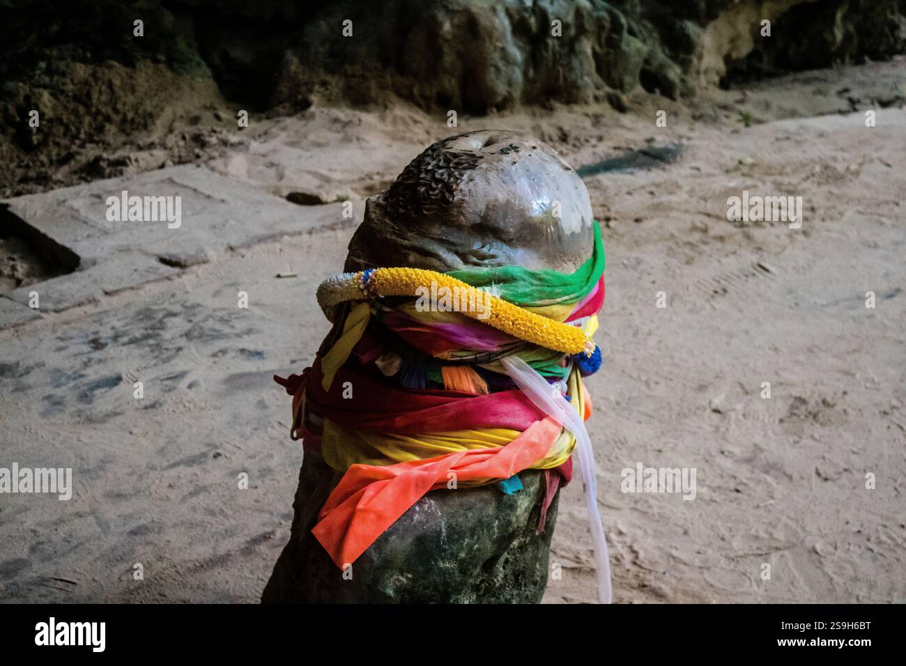 Krabi, Thailand, January 19, 2025 Phra Nang Cave, associated with ...