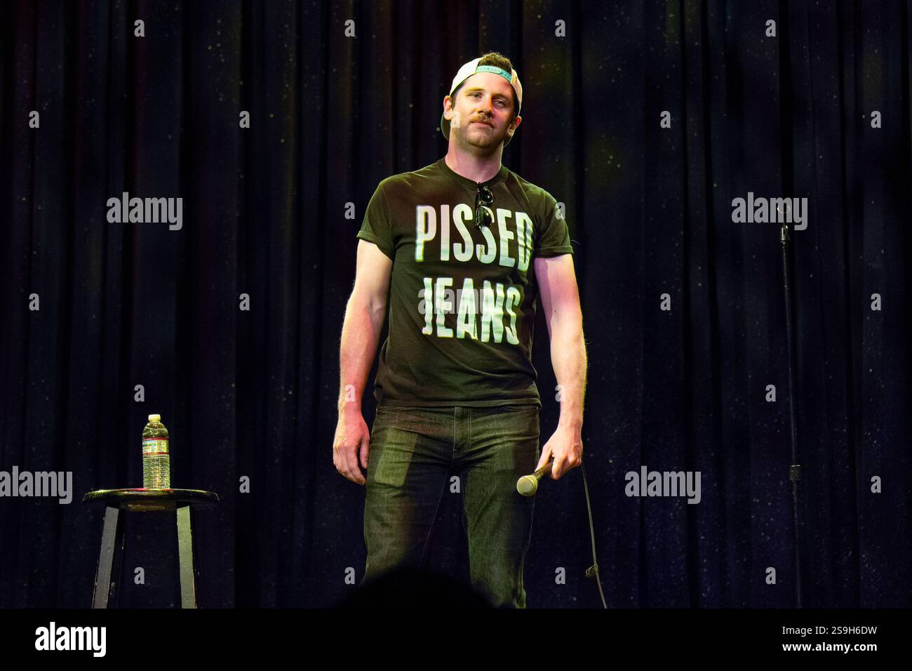 Tim Butterly performs on board the Carnival Magic during day two of the ...