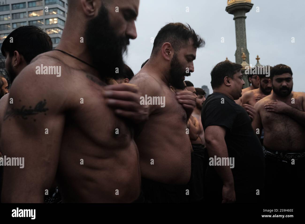 Westminster Bridge, London, UK. 26th January, 2025 Shia Muslims ...