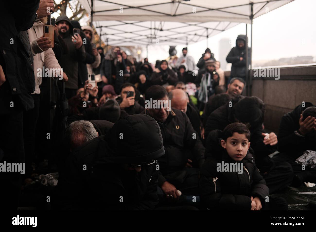 Westminster Bridge, London, UK. 26th January, 2025 Shia Muslims ...