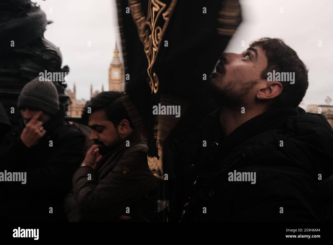 Westminster Bridge, London, UK. 26th January, 2025 Shia Muslims ...