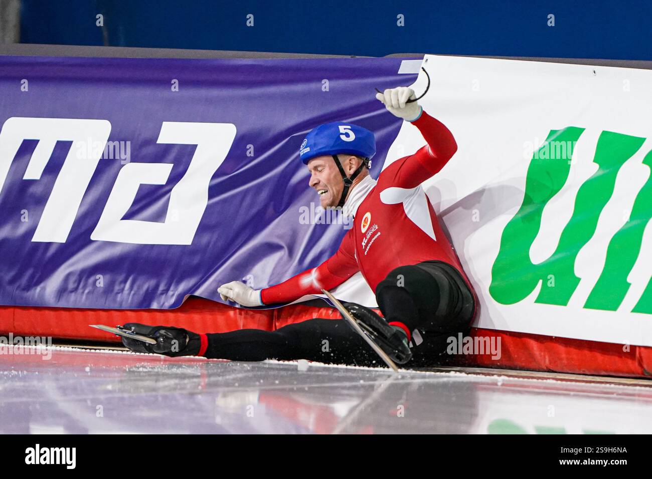 CALGARY, CANADA - JANUARY 26: Viktor Hald Thorup of Denmark competing ...