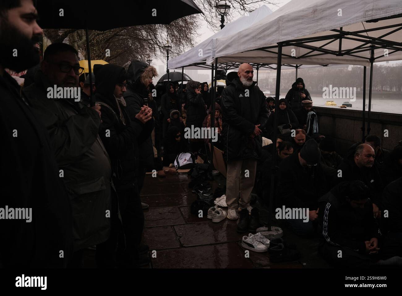Westminster Bridge, London, UK. 26th January, 2025 Shia Muslims ...