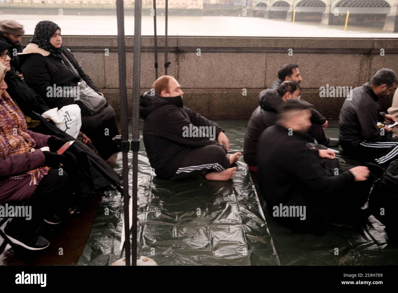 Westminster Bridge, London, UK. 26th January, 2025 Shia Muslims ...