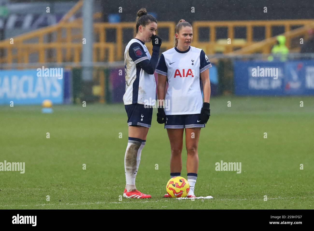 London, England, on 26 January 2025. Anna Csiki (14 Tottenham ...