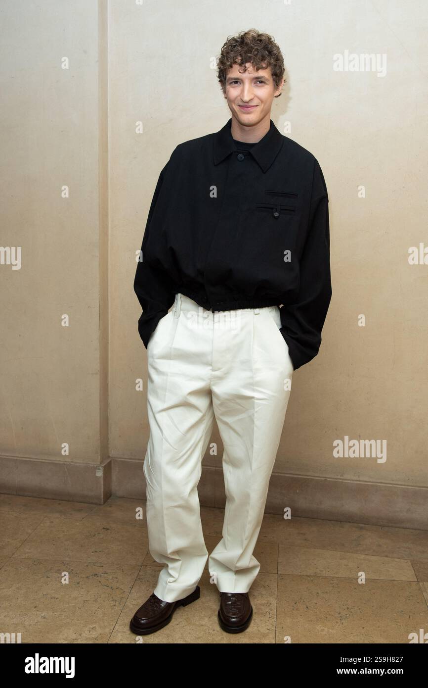 Aliocha Schneider attending the Jacquemus Menswear Fall-Winter 2025/ ...