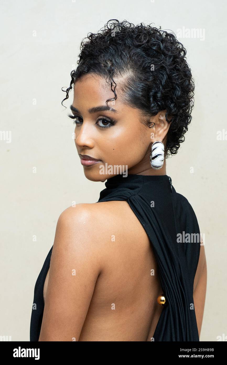 Paris, France. 26th Jan, 2025. Tyla attending the Jacquemus Menswear ...