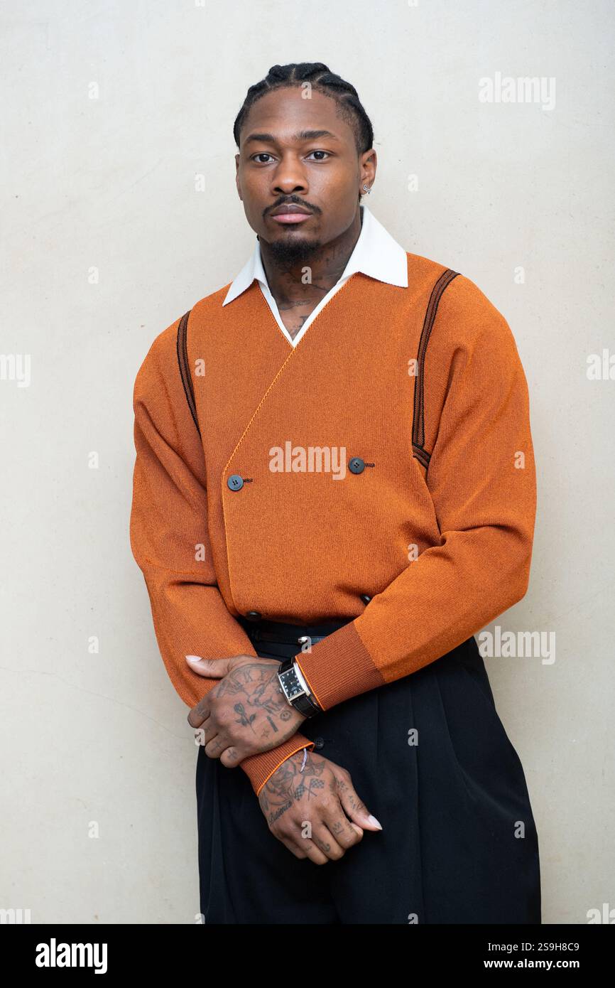 Stefon Diggs attending the Jacquemus Menswear Fall-Winter 2025/2026 ...